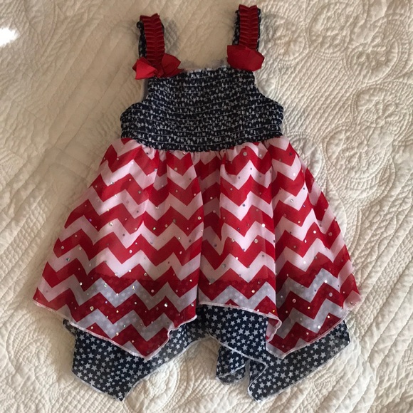 Little Lass | Dresses | Little Lass Patriotic Dress | Poshmark
